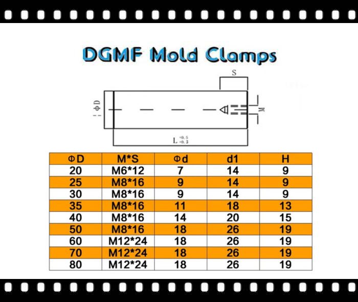 DGMF Support Pillars Injection Mold Components – DGMF Mold Clamps Co., Ltd