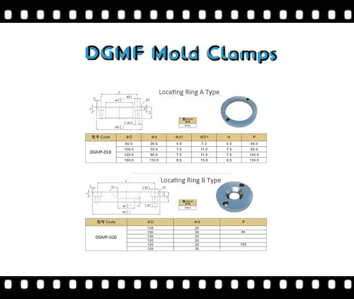 DGMF Locating Ring For Molds – DGMF Mold Clamps Co., Ltd
