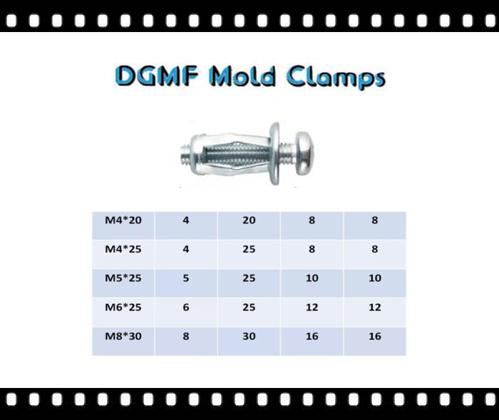 DGMF Jack Nuts Petal Nuts Threaded Insert Screw Anchors – DGMF Mold ...